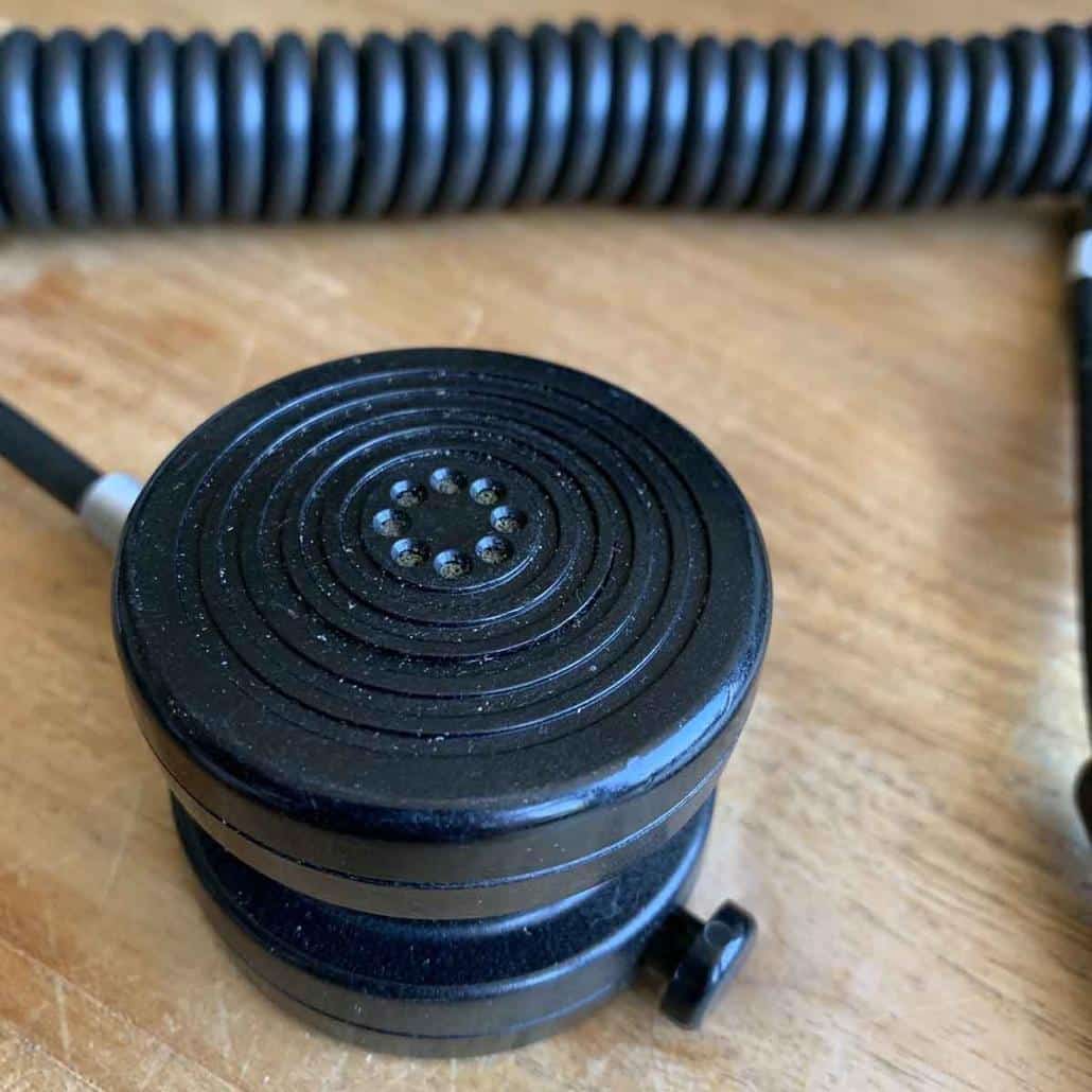 Telex 38T secondhand handheld cockpit microphone - Aviation Gadgets