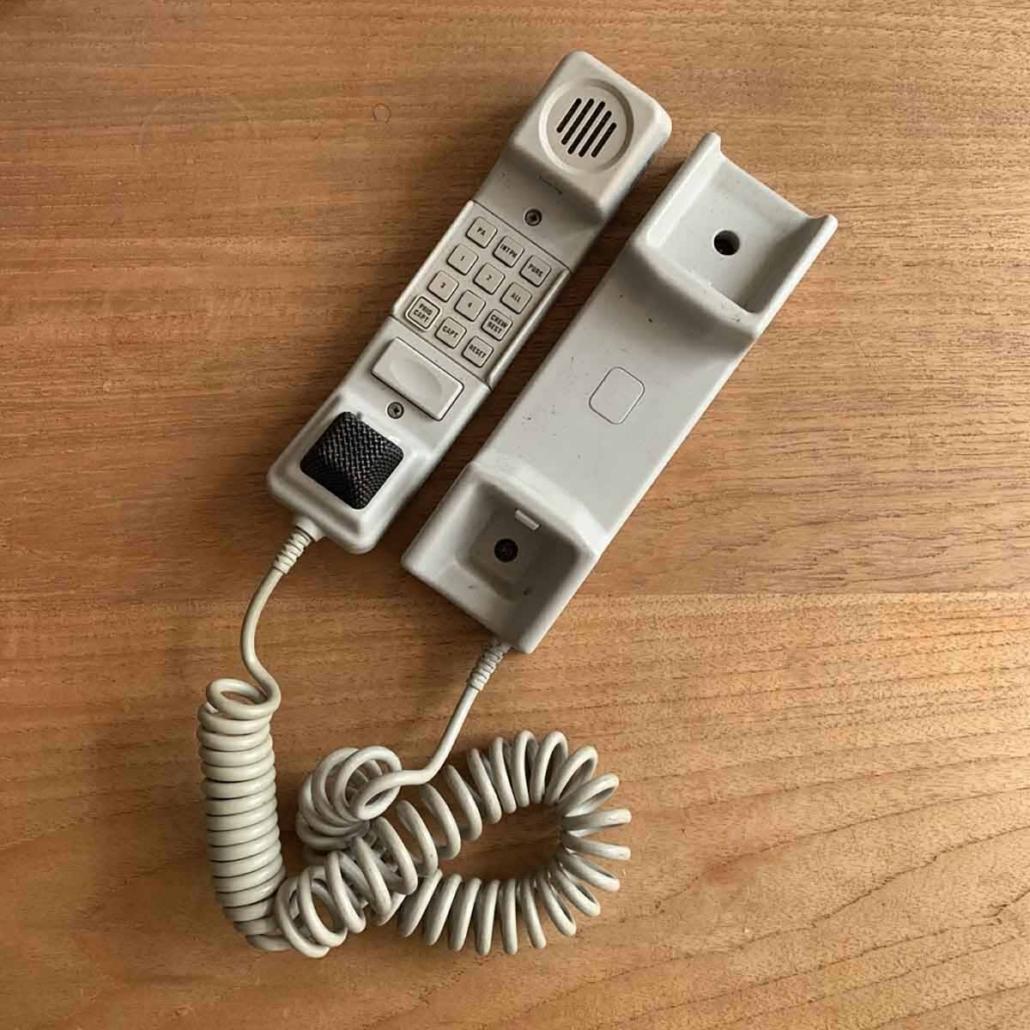 Holmberg cabin interphone passenger address handset - Aviation Gadgets