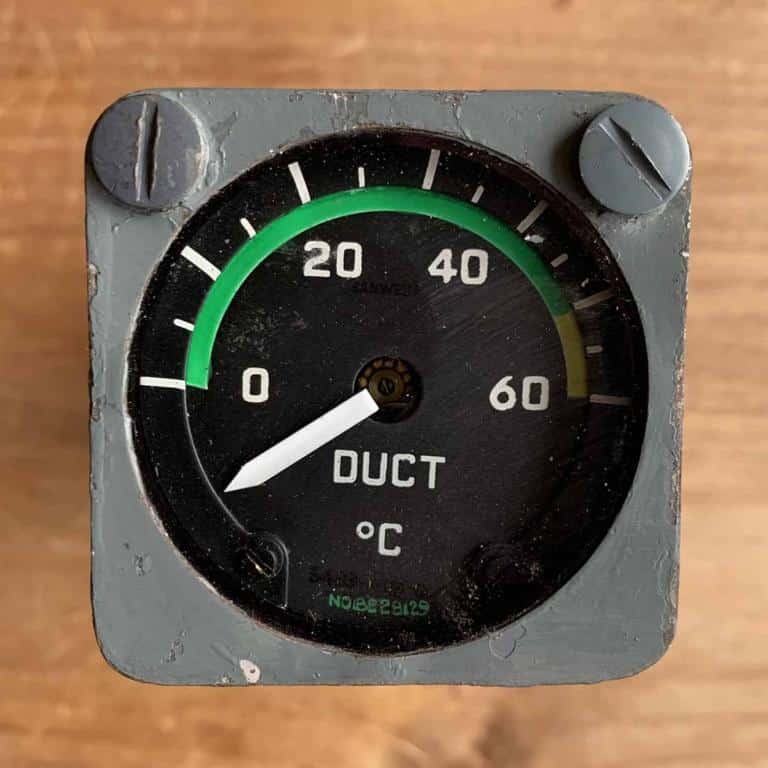 Cabin duct temperature indicator - Aviation Gadgets