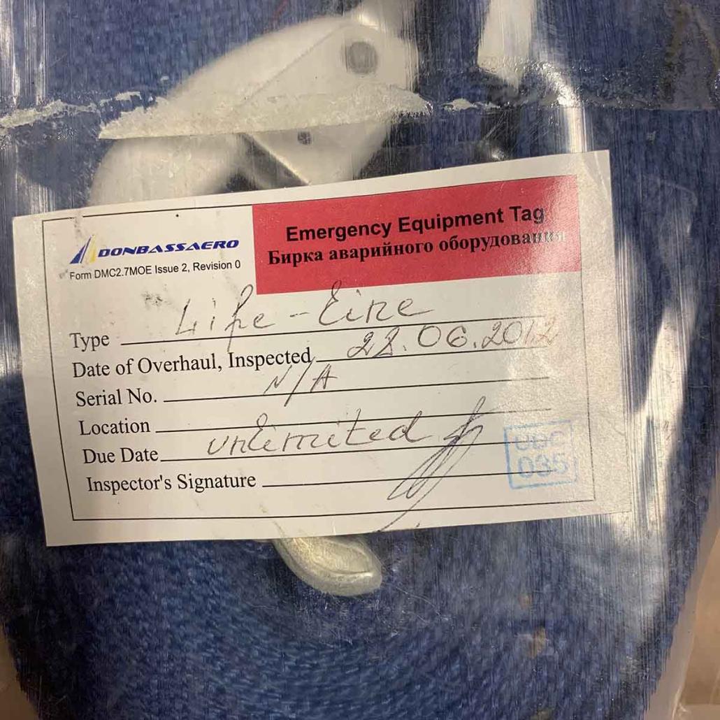 AmSafe aircraft life line - Aviation Gadgets