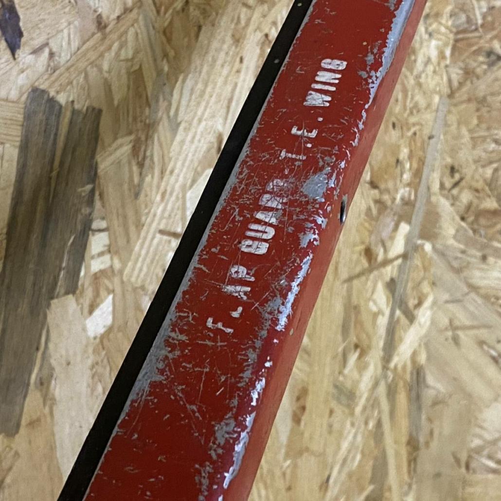 Royal Netherlands Air Force Lockheed F-104G Starfighter wing guard rear ...