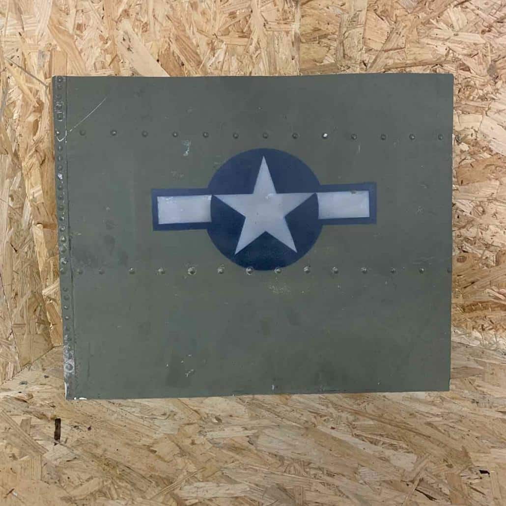Douglas C-47B Dakota 44-76787 skin panel with USAAF roundel - Aviation ...