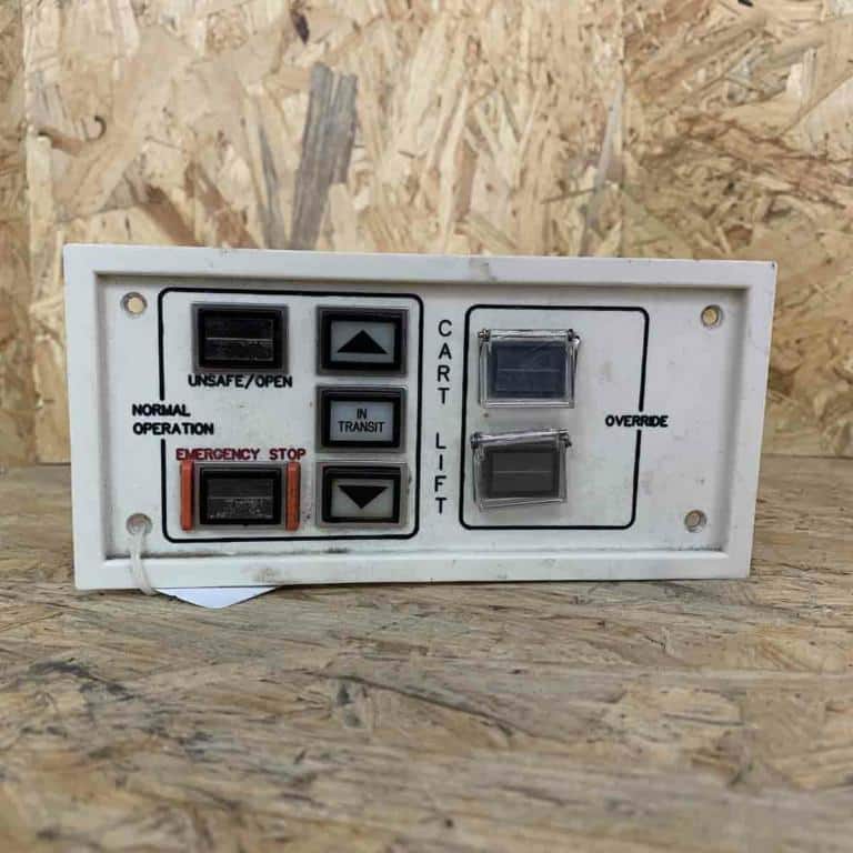 KLM Boeing 747 PH-BFR cart lift control panel - Aviation Gadgets