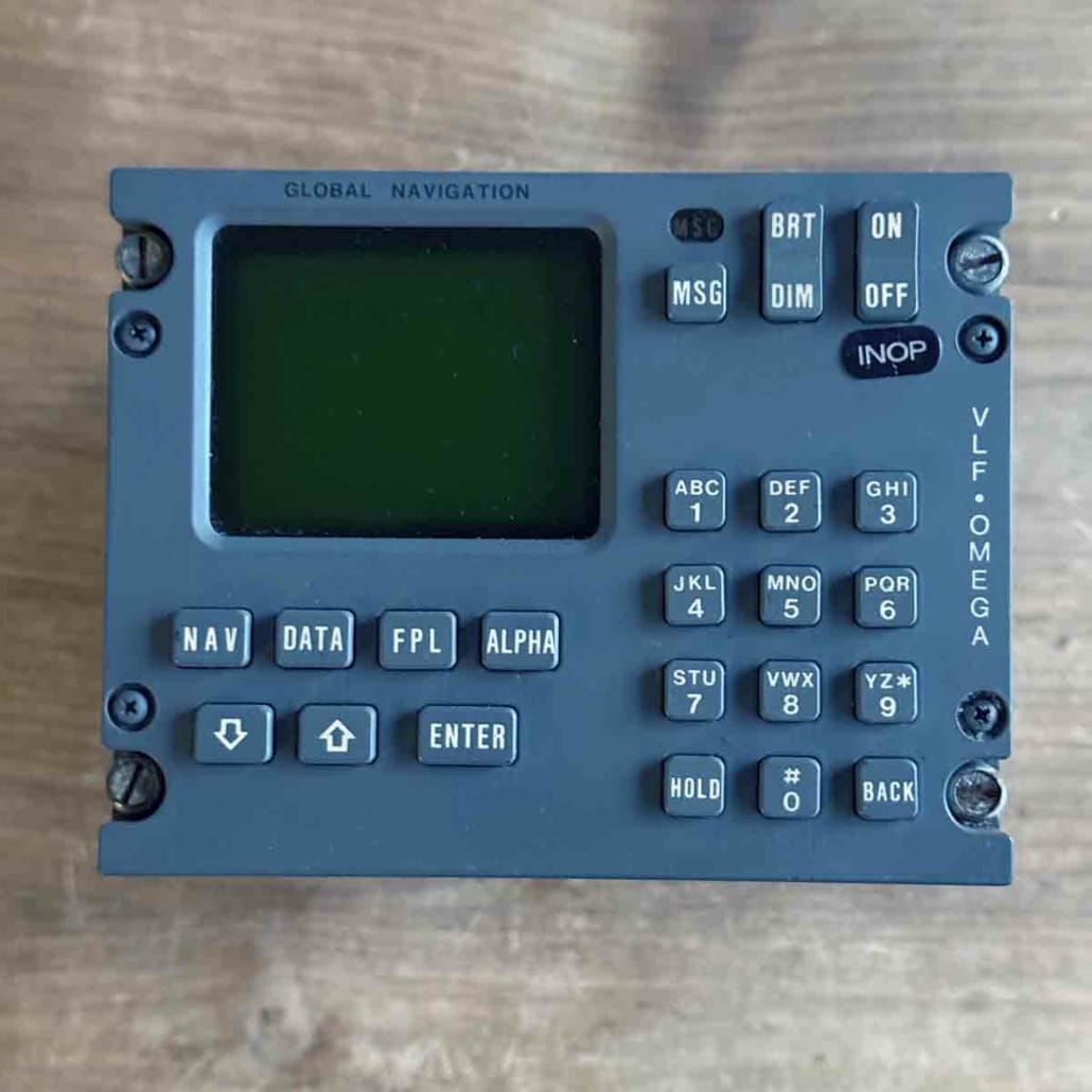 GNS-500A VLF Omega global navigation control panel - Aviation Gadgets