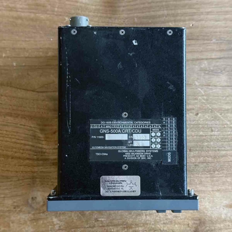 GNS-500A VLF Omega global navigation control panel - Aviation Gadgets